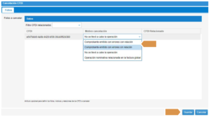 Cancelación del CFDI - Facture App